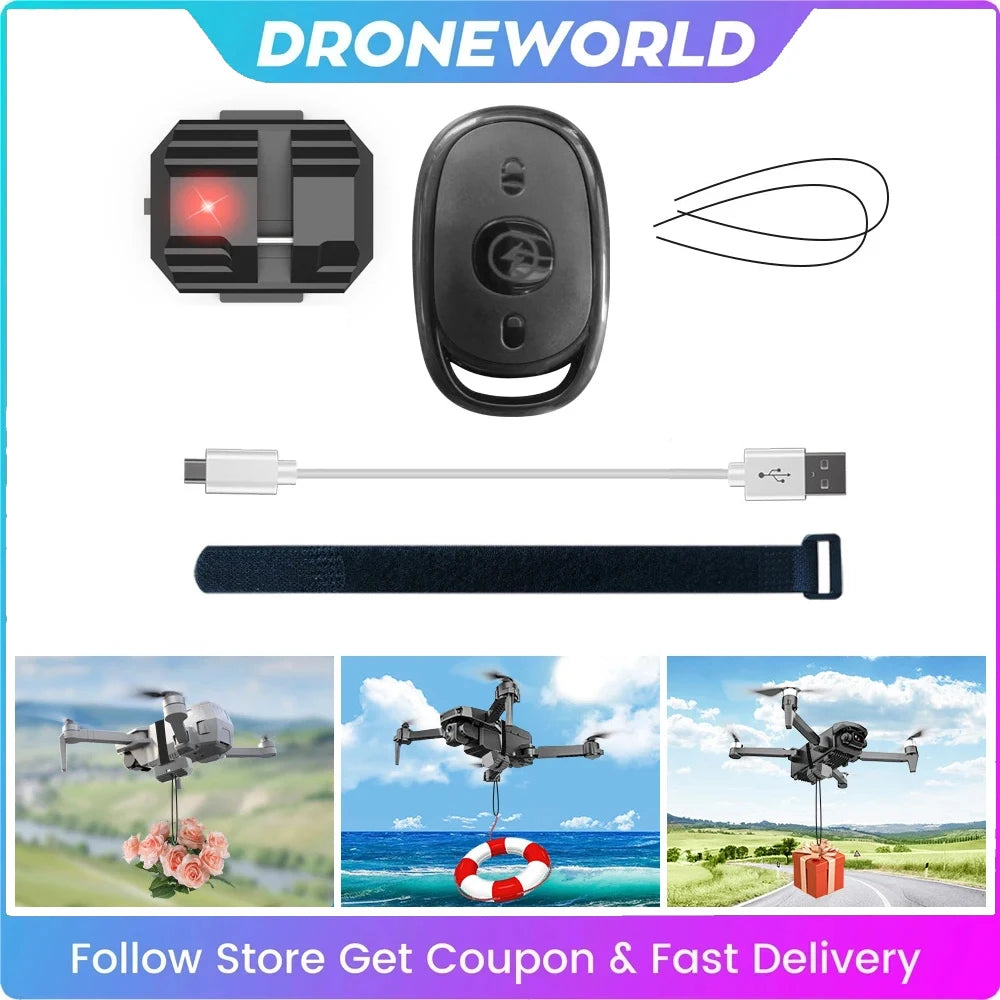 Universal Drone Airdrop System - For DJI Mini 4 Pro/Mavic 3/Air 3S & M ...