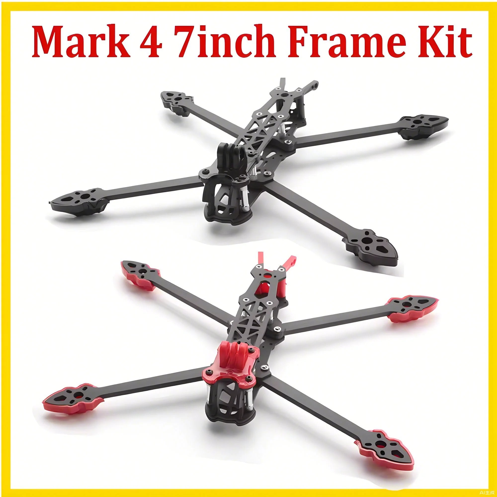 Mark4 FPV Drone Frame - 5/7/8/10 Inch Racing Freestyle Quadcopter Kit ...