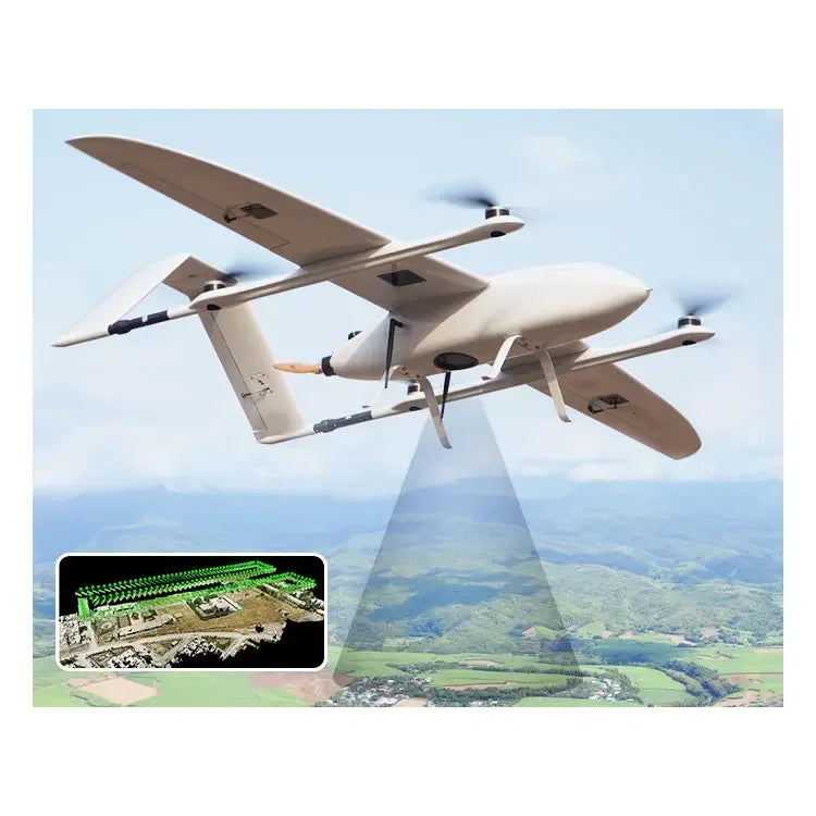 FOXTECH BABYSHARK260 VTOL Fixed Wing UAV for Long Range Inspection and ...