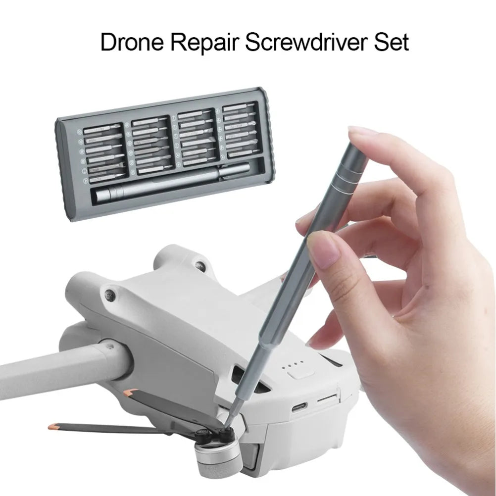 Drone Repair Parts 24 in 1 Screwdriver Set Repair Tool Kit for DJI Ava ...