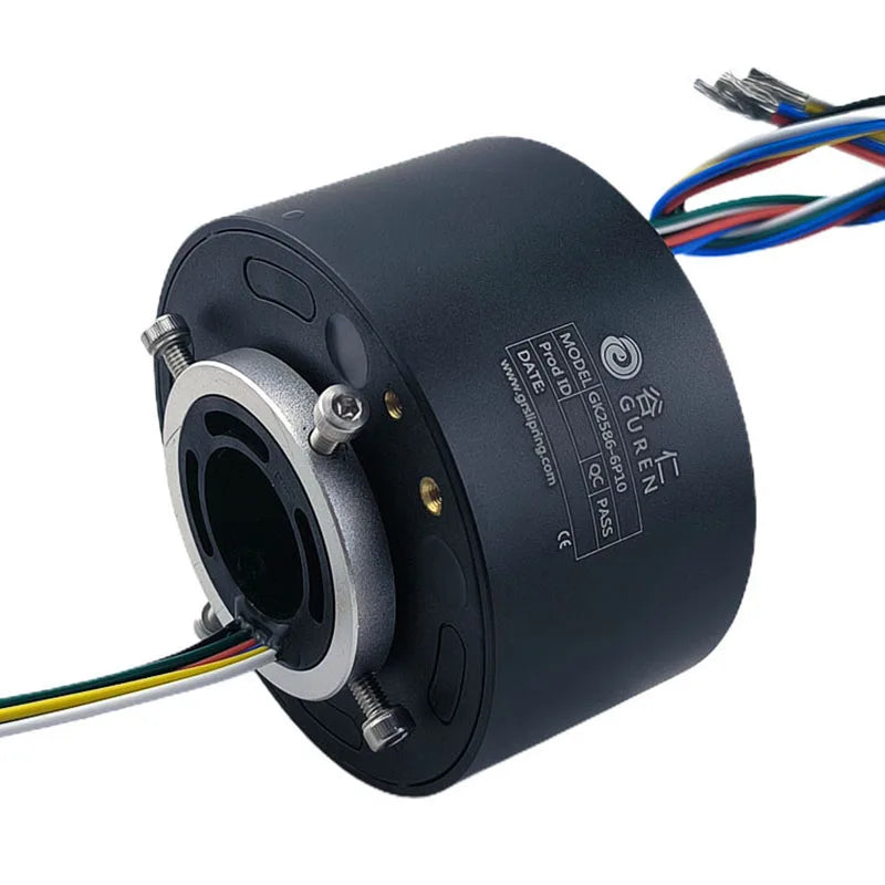 Rotating conductive slip ring inner diameter 25.4 hollow circuit slip ...